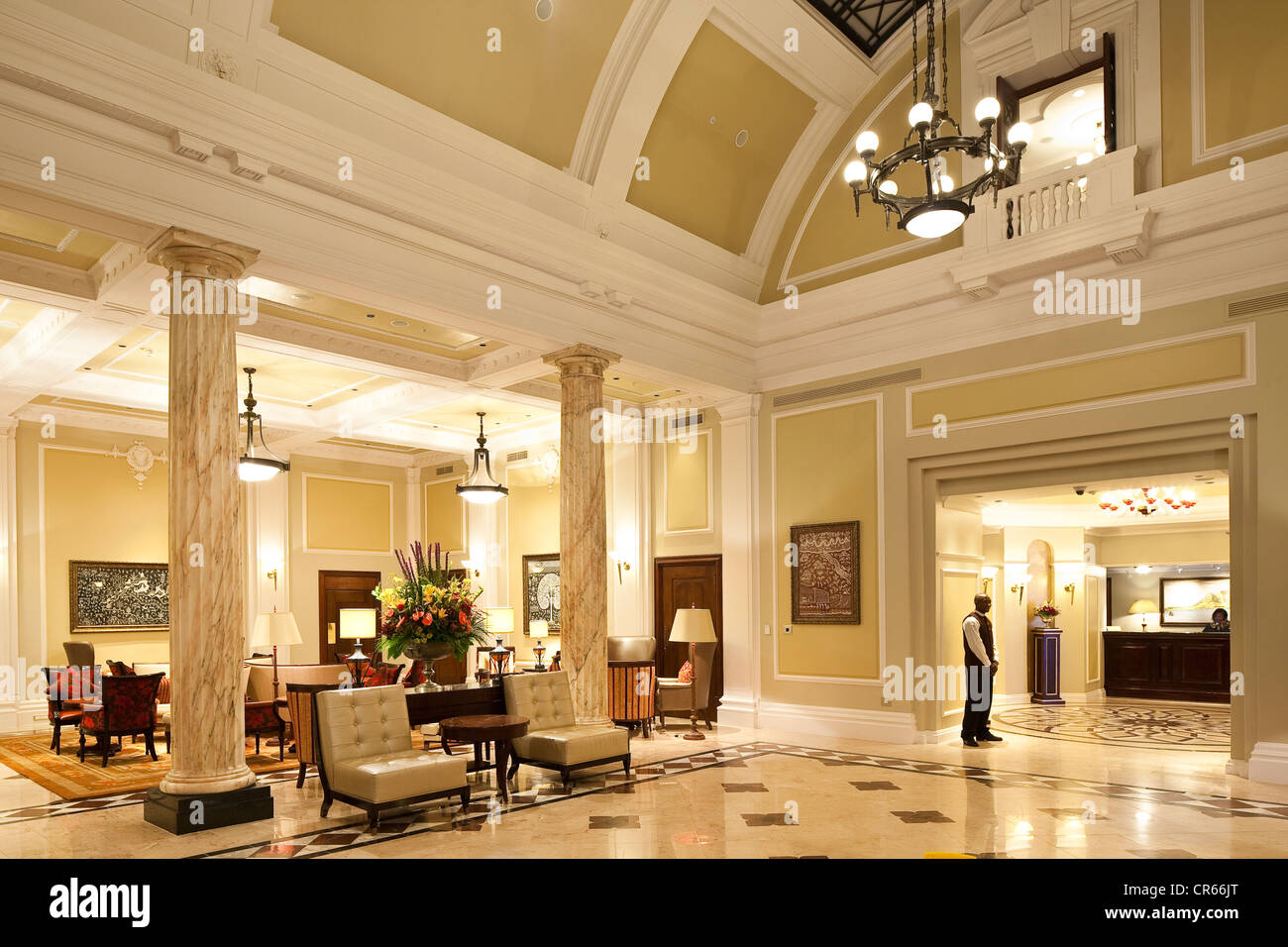 Inside Bank Lobby