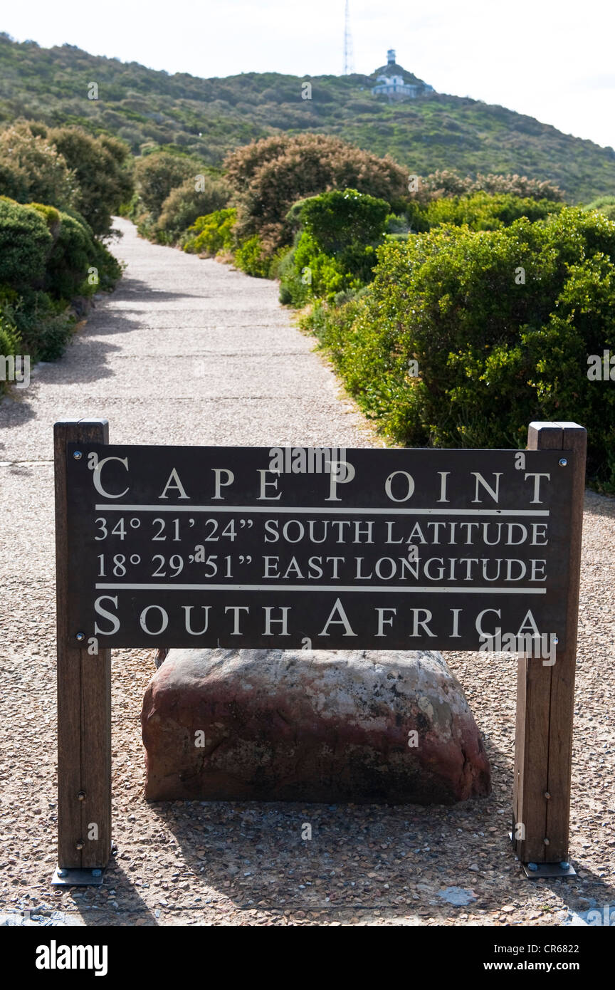 South africa cape point sign hi-res stock photography and images - Alamy