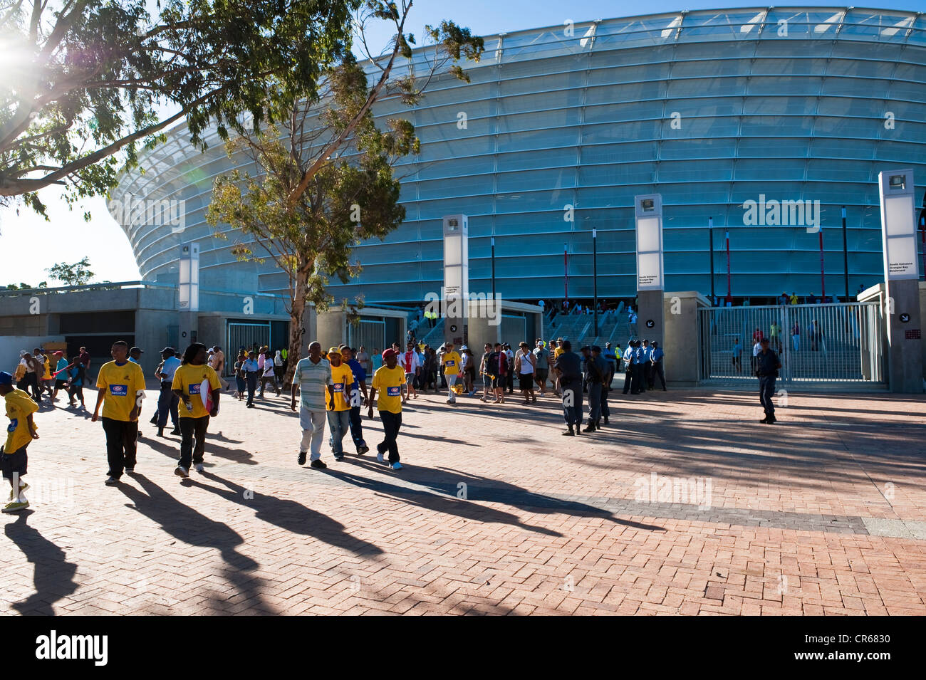 South Africa, Western Cape, Cape Town, Green Point stadium built for ...