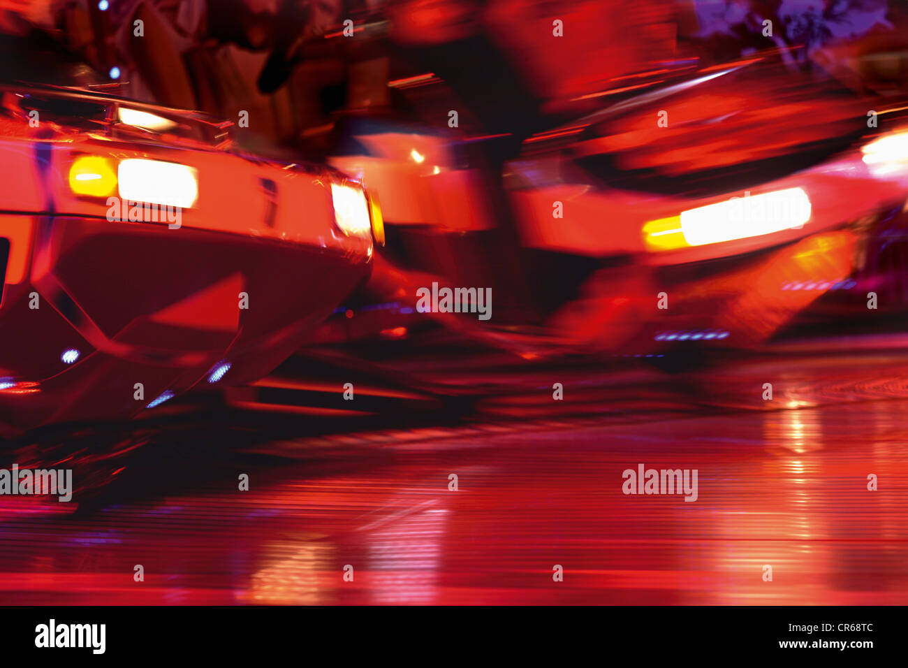 Germany, Munich, View of fairground thrill ride Stock Photo - Alamy