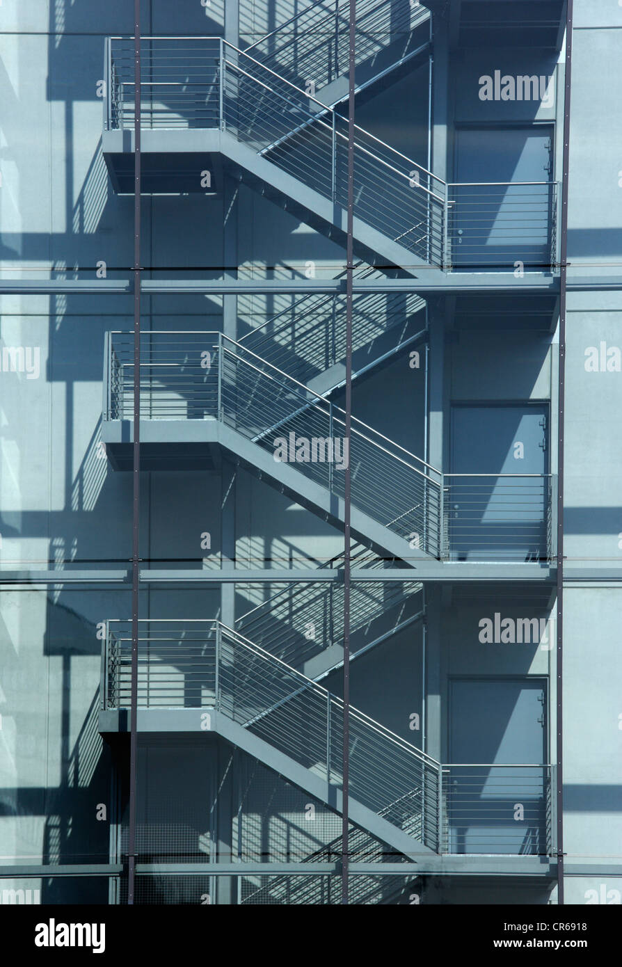 Europe, Germany, Bavaria, Munich, View of office building Stock Photo ...