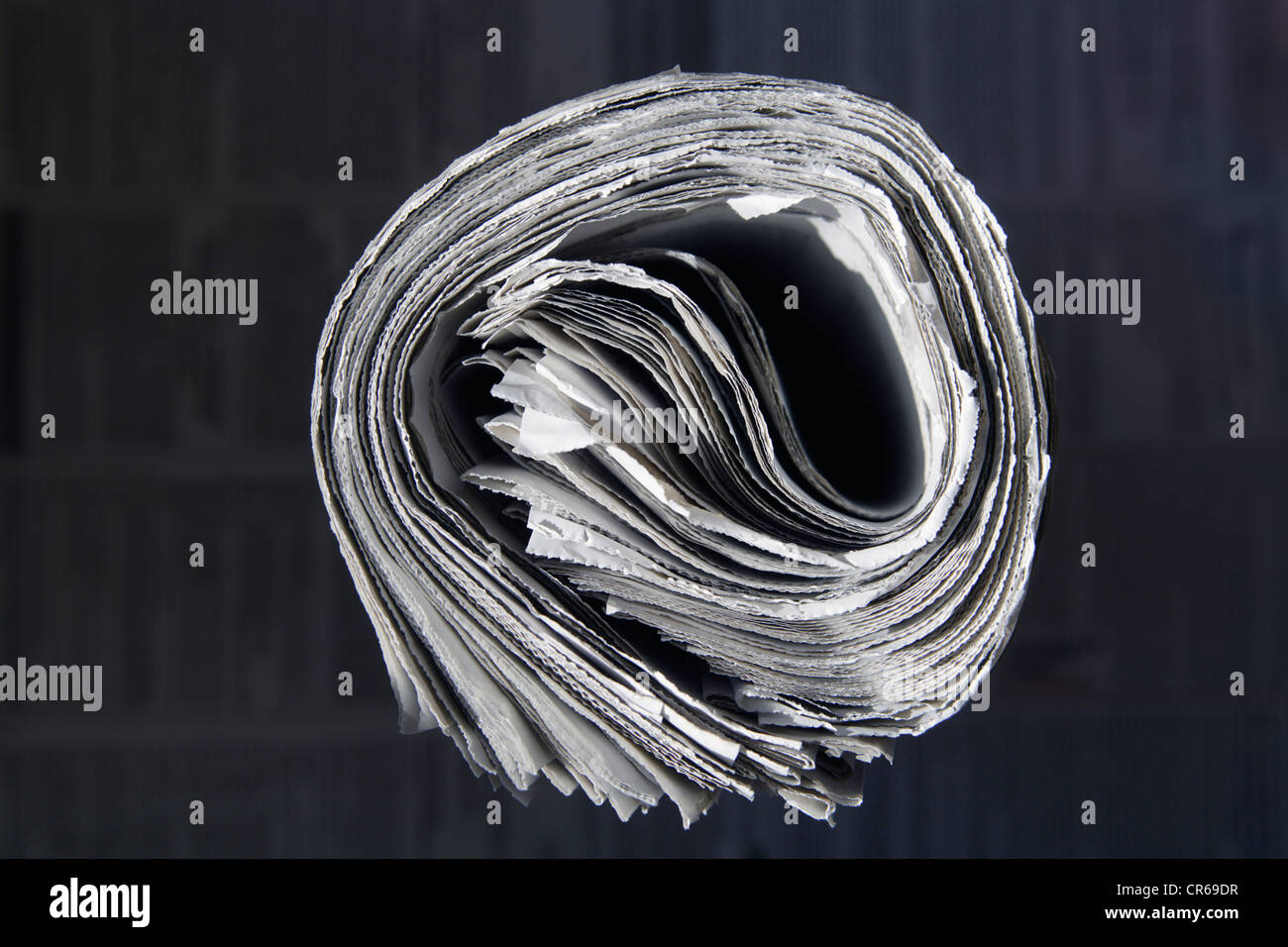 Germany, Bundle of newspapers, close up Stock Photo - Alamy