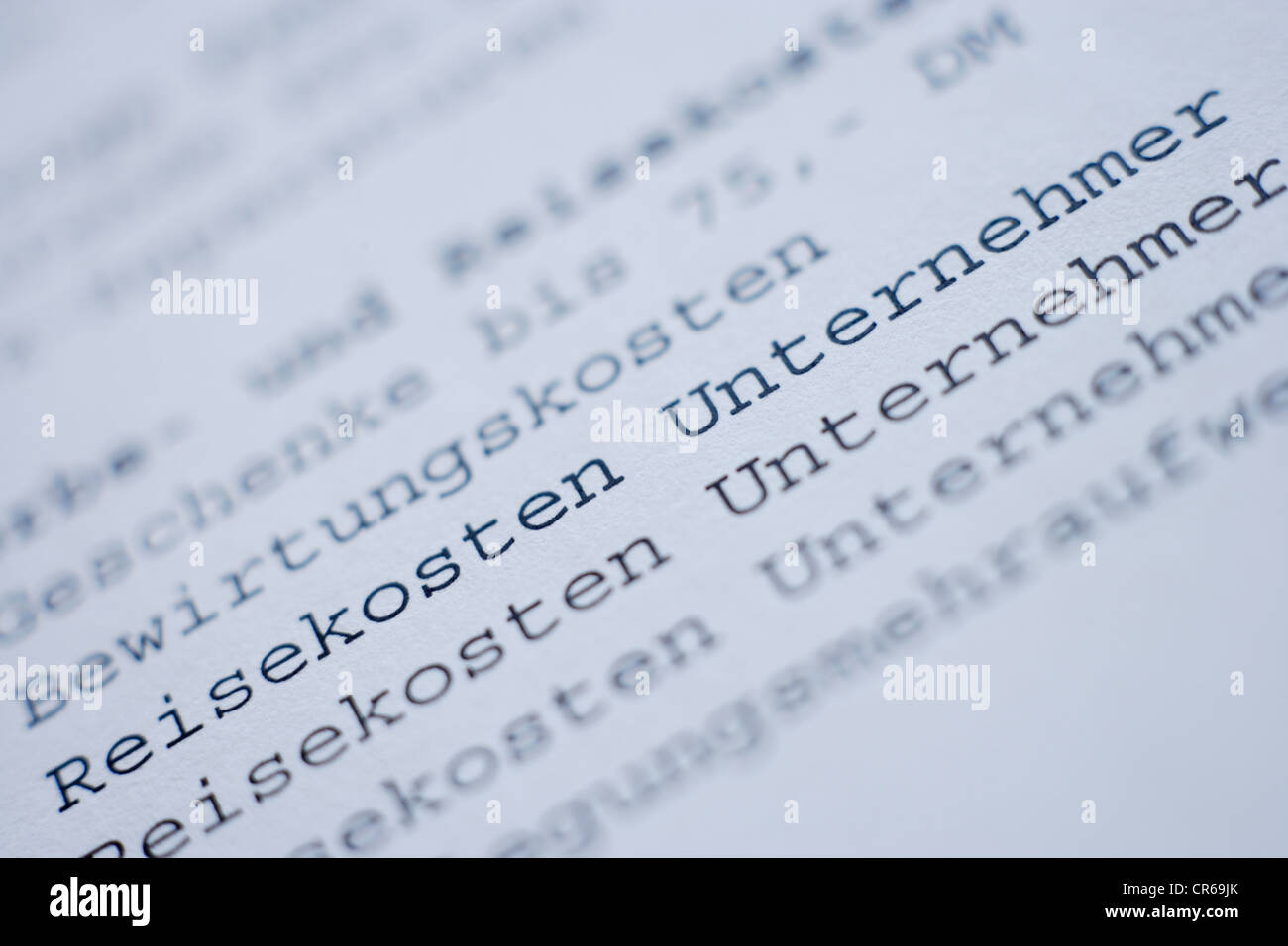 Germany, Tax form, close up Stock Photo - Alamy