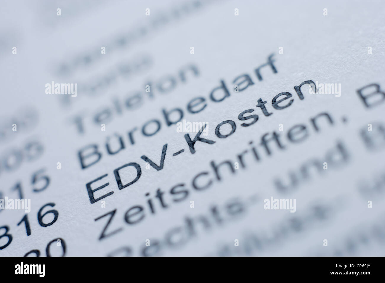 Germany, Tax form, close up Stock Photo - Alamy
