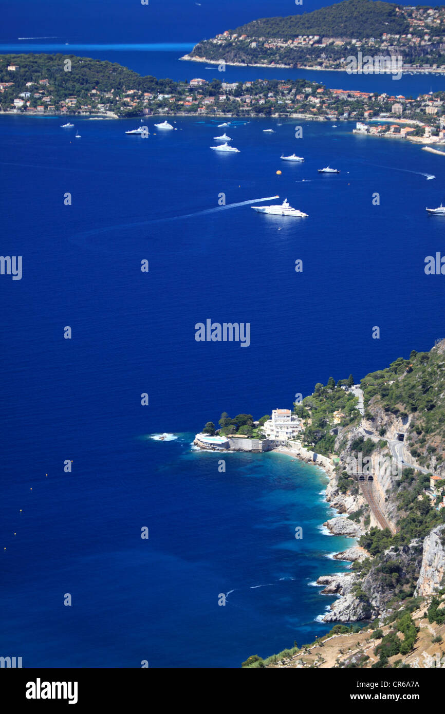 Top view above the French Riviera coast Stock Photo - Alamy