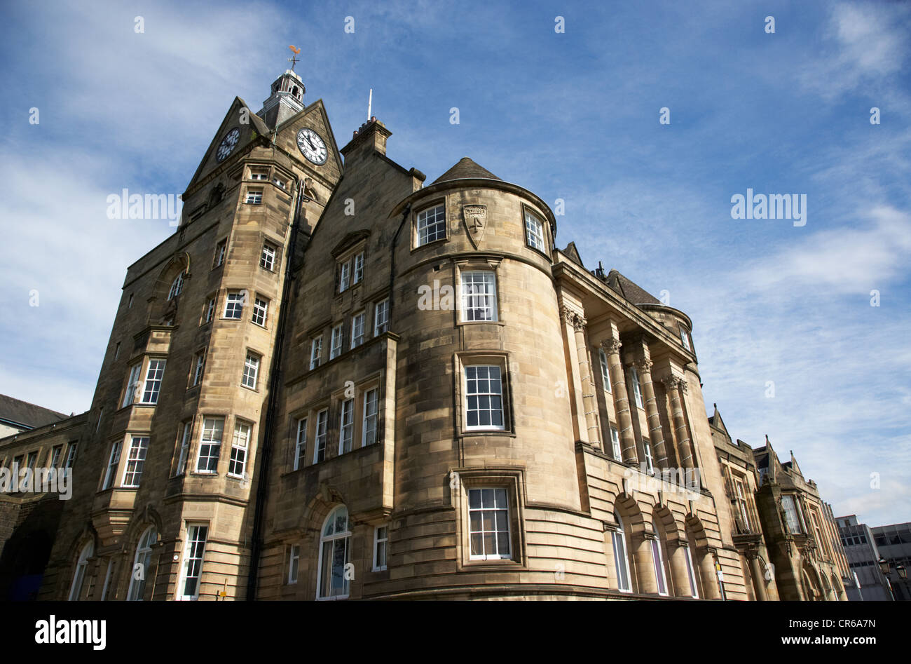 stirling municipal buildings scotland uk Stock Photo - Alamy