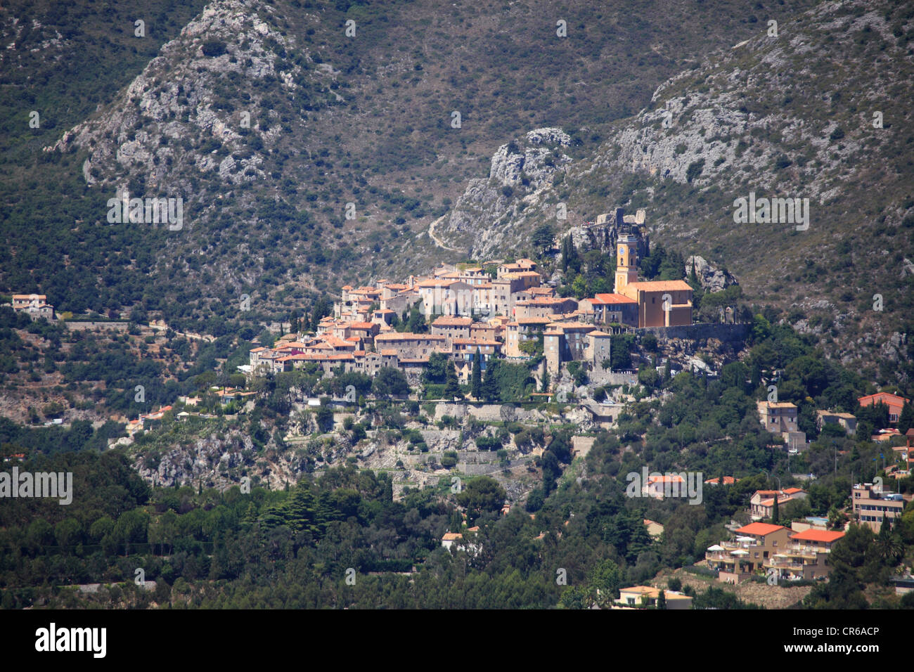 The coastal perched village of Eze Stock Photo - Alamy
