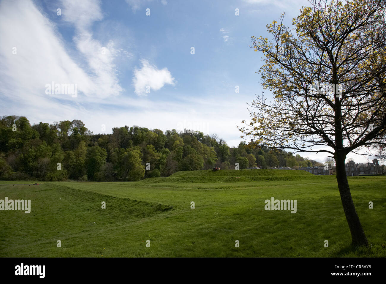 the kings knot and kings park stirling scotland uk Stock Photo - Alamy