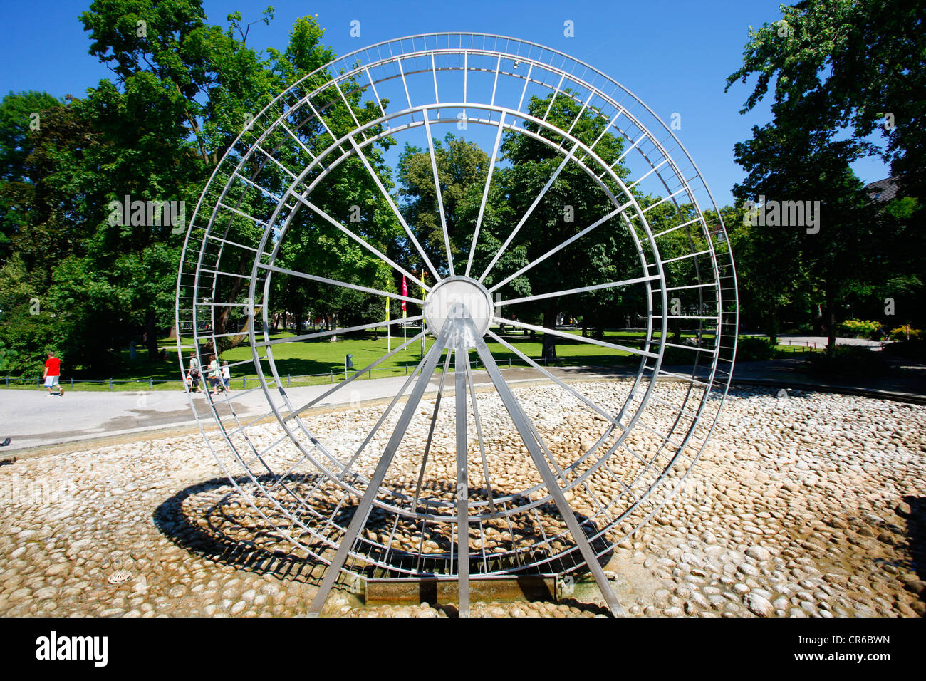 Water Wheel Garden Design