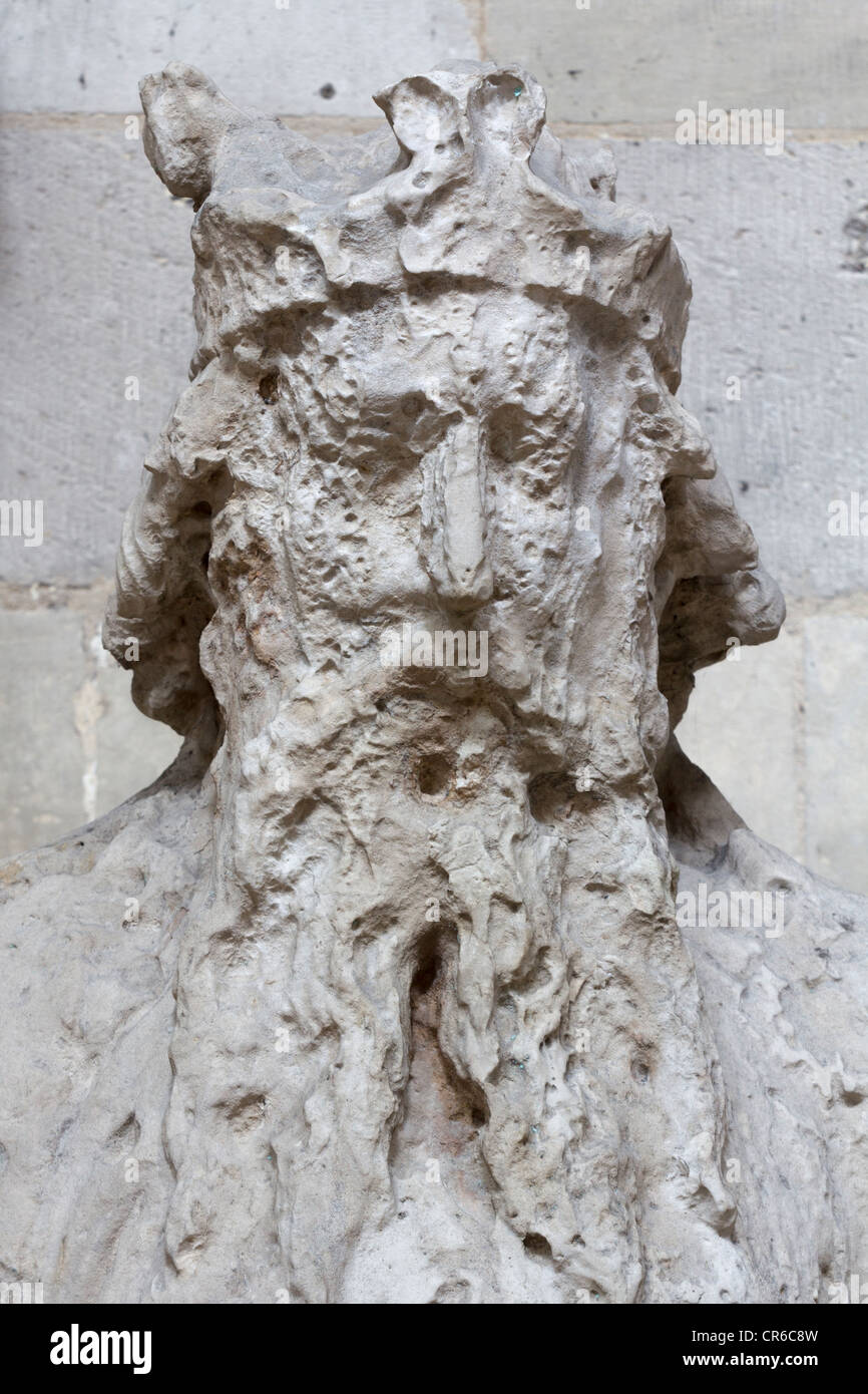 Statue of King David, Rouen Cathedral, Normandy, France Stock Photo - Alamy