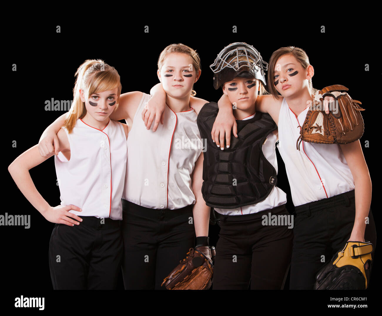 Kids playing softball hi-res stock photography and images - Alamy