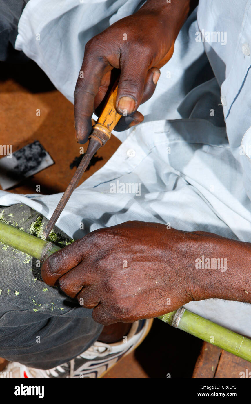 Bamboo pipe hi-res stock photography and images - Alamy