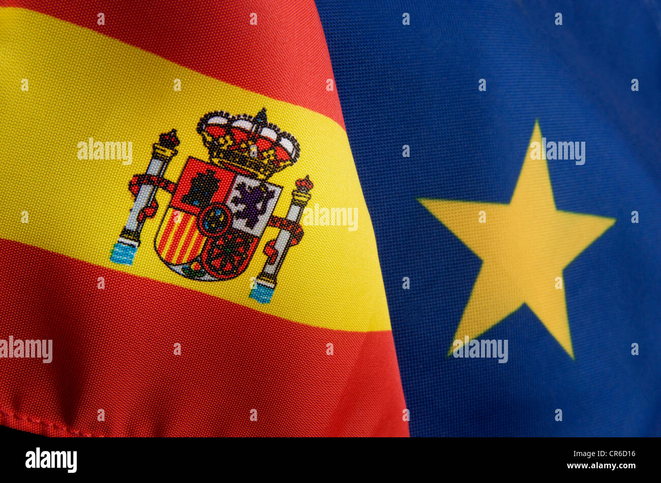 European union flag spain hi-res stock photography and images - Alamy