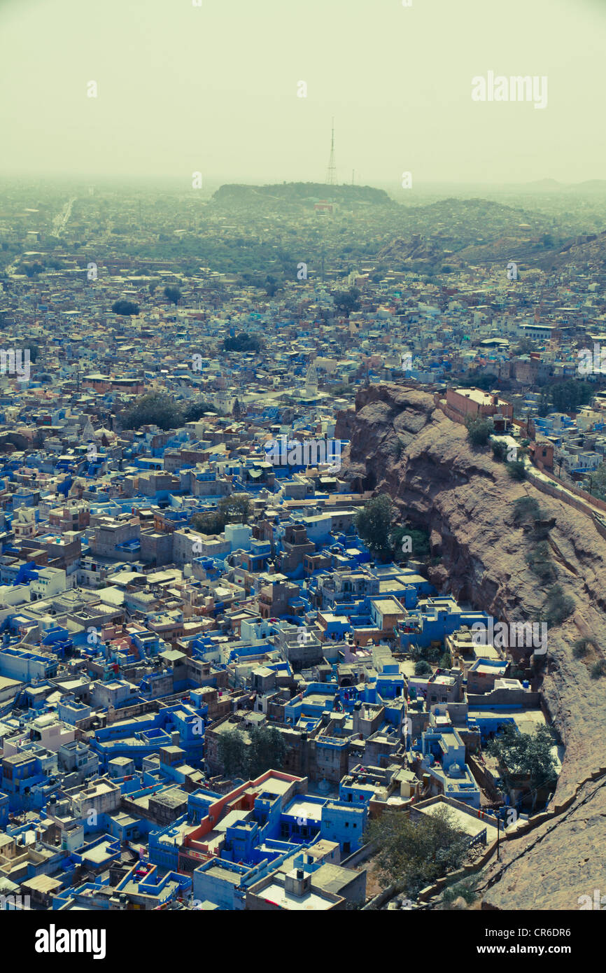Jodhpur blue building view hi-res stock photography and images - Alamy