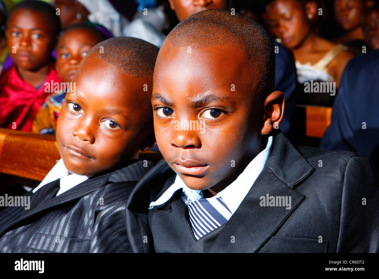 Boys, 5 and 6, during a wedding, Bamenda, Cameroon, Africa Stock Photo ...