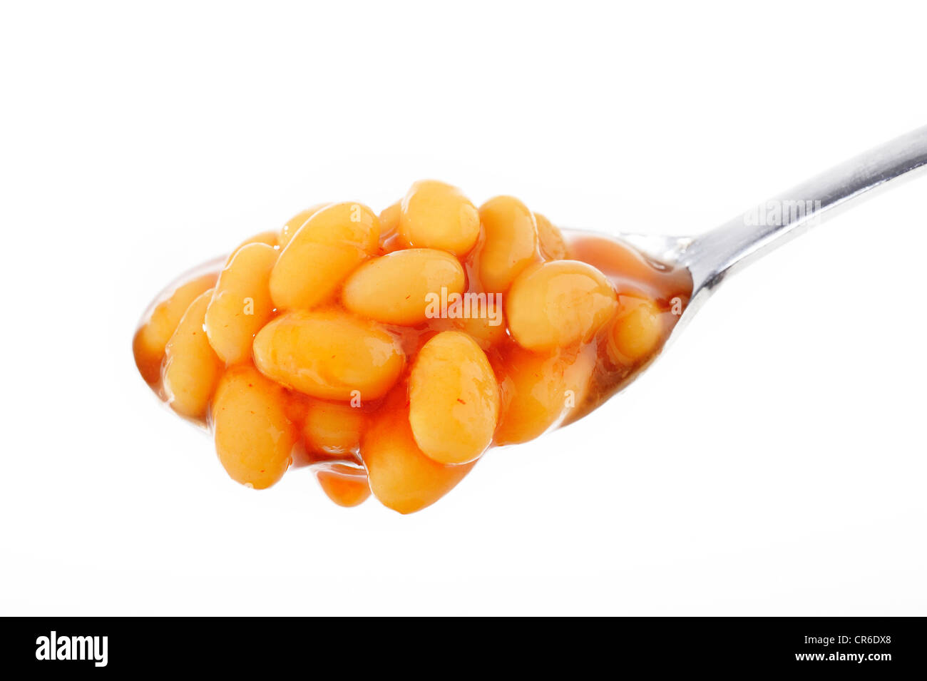 baked beans in spoon Stock Photo - Alamy