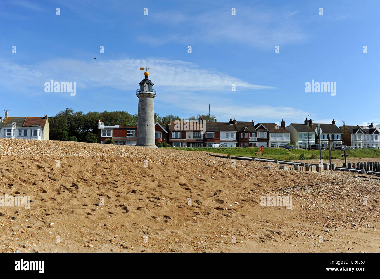 Shoreham Harbour Lighthouse Brighton Sussex UK Stock Photo - Alamy