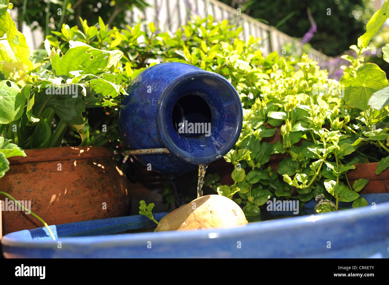 Small solar powered water feature helping save money and environment in ...