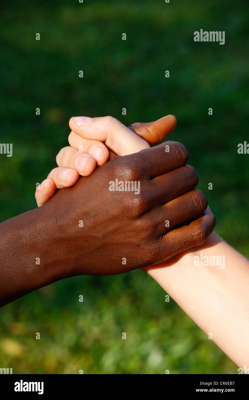 Handshake black and white hi-res stock photography and images - Alamy