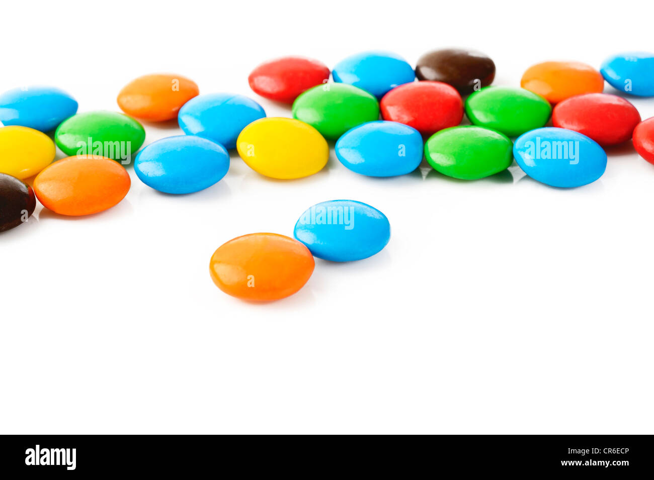 sweet candy on white Stock Photo - Alamy