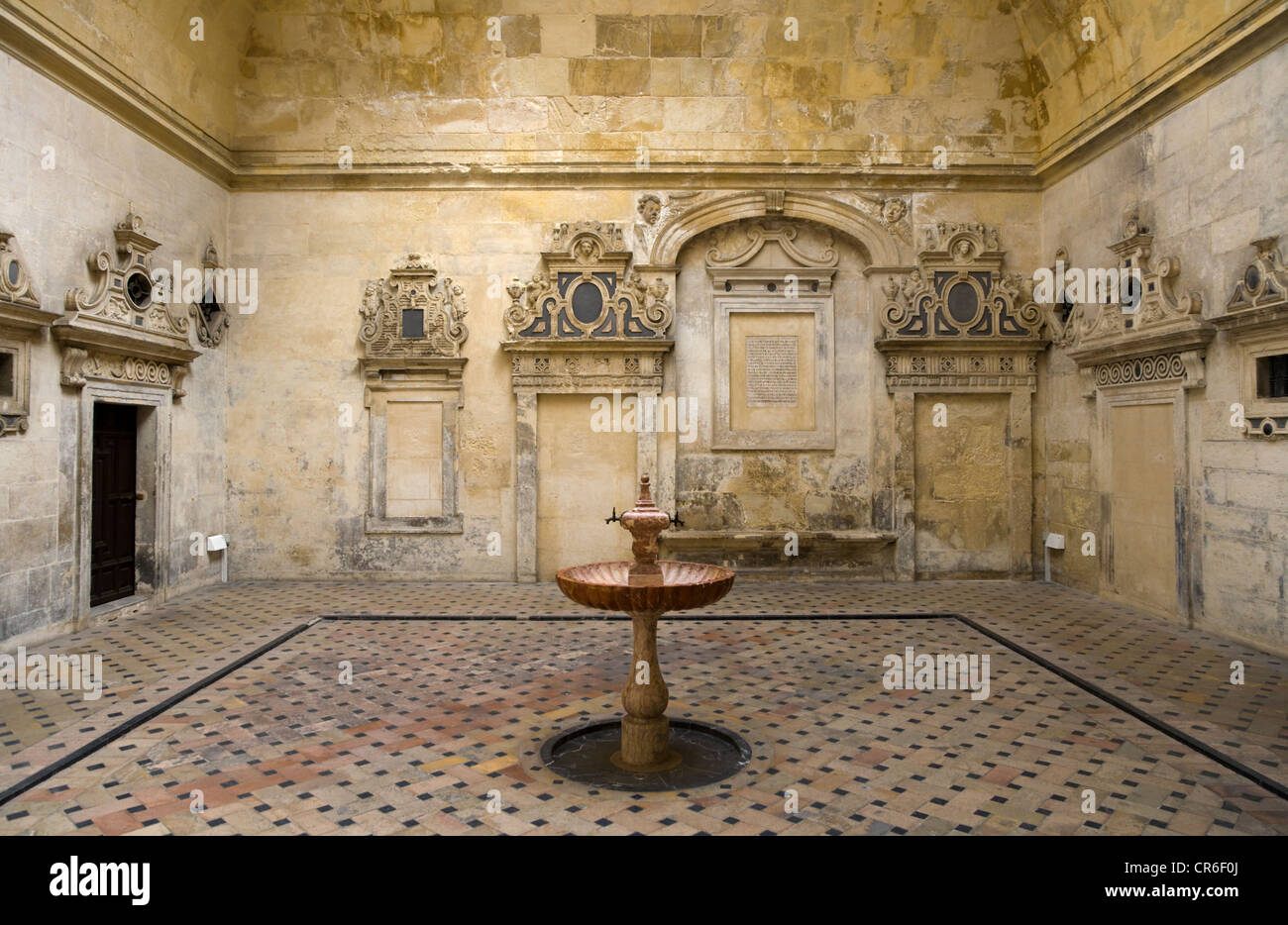 Covered Cabildo internal Courtyard inside Cathedral of Saint Mary of ...