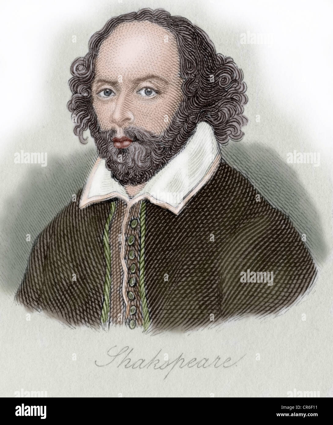 Shakespeare, William (1564-1616). English writer. Engraving by J.W ...