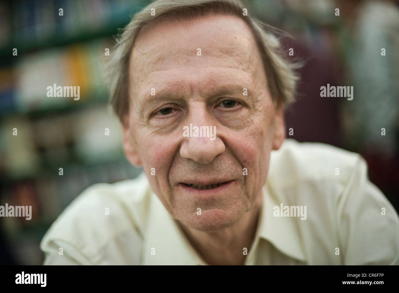 Anthony Giddens, British sociologist pictured at The Telegraph Hay ...