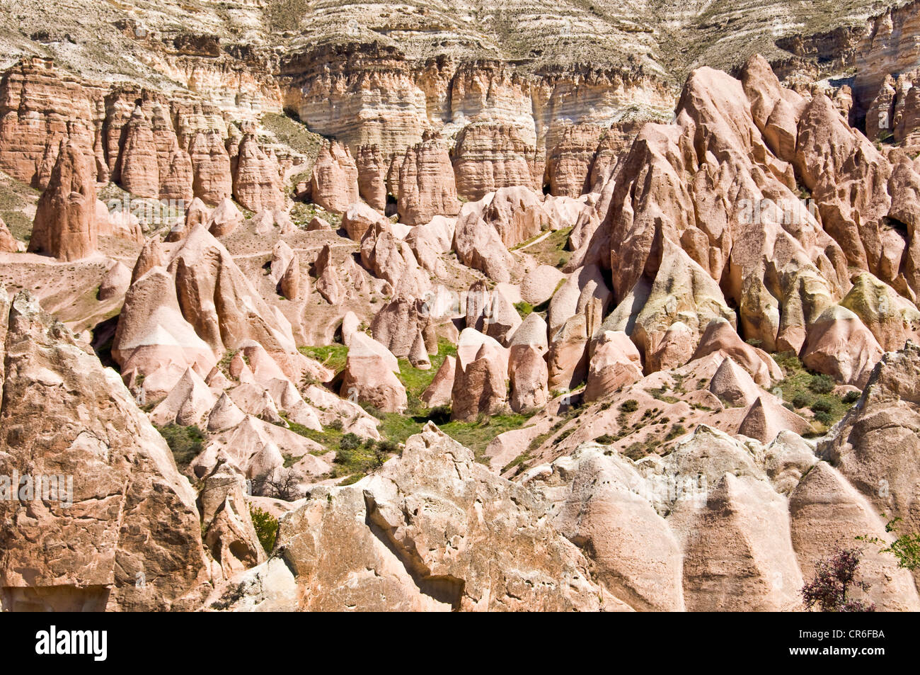 Pink Valley near Uchisar village - Cappadocia, Turkey Stock Photo - Alamy