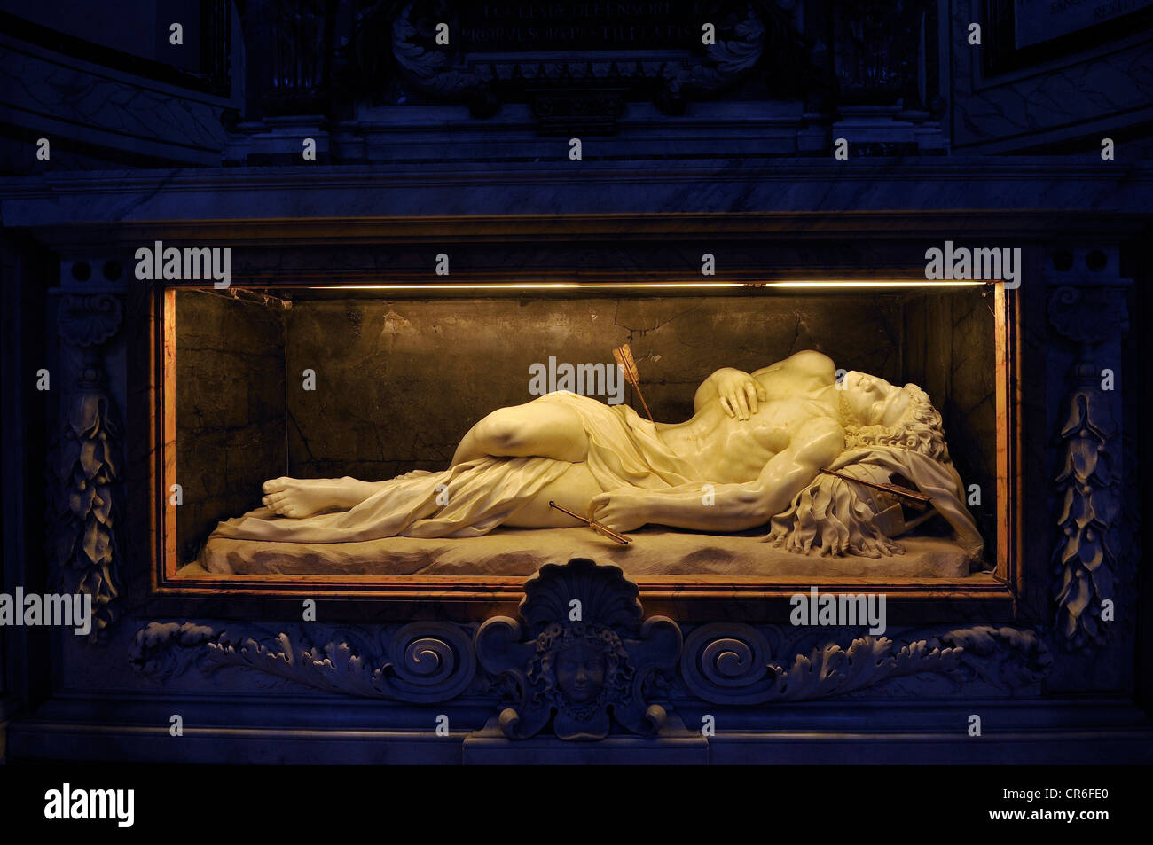 Tomb of St. Sebastian, church of San Sebastiano ad Catacumbas, St ...
