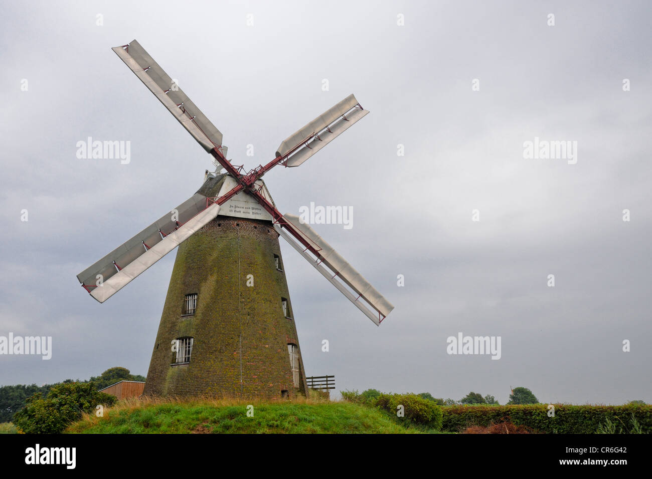 Windmill in Belgium Stock Photo - Alamy