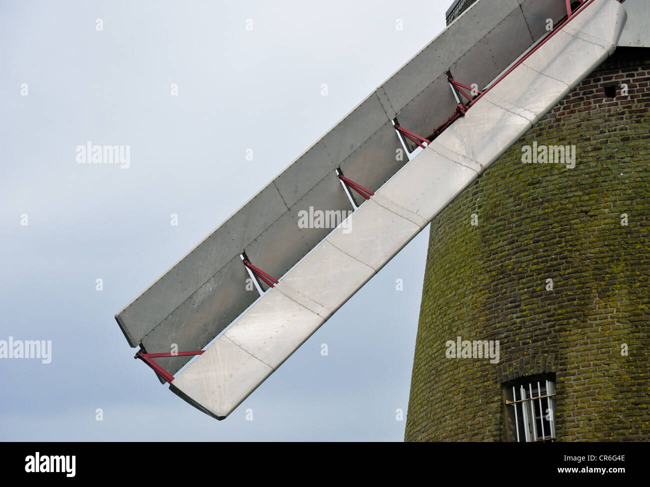 Windmill blade in Belgium Stock Photo - Alamy