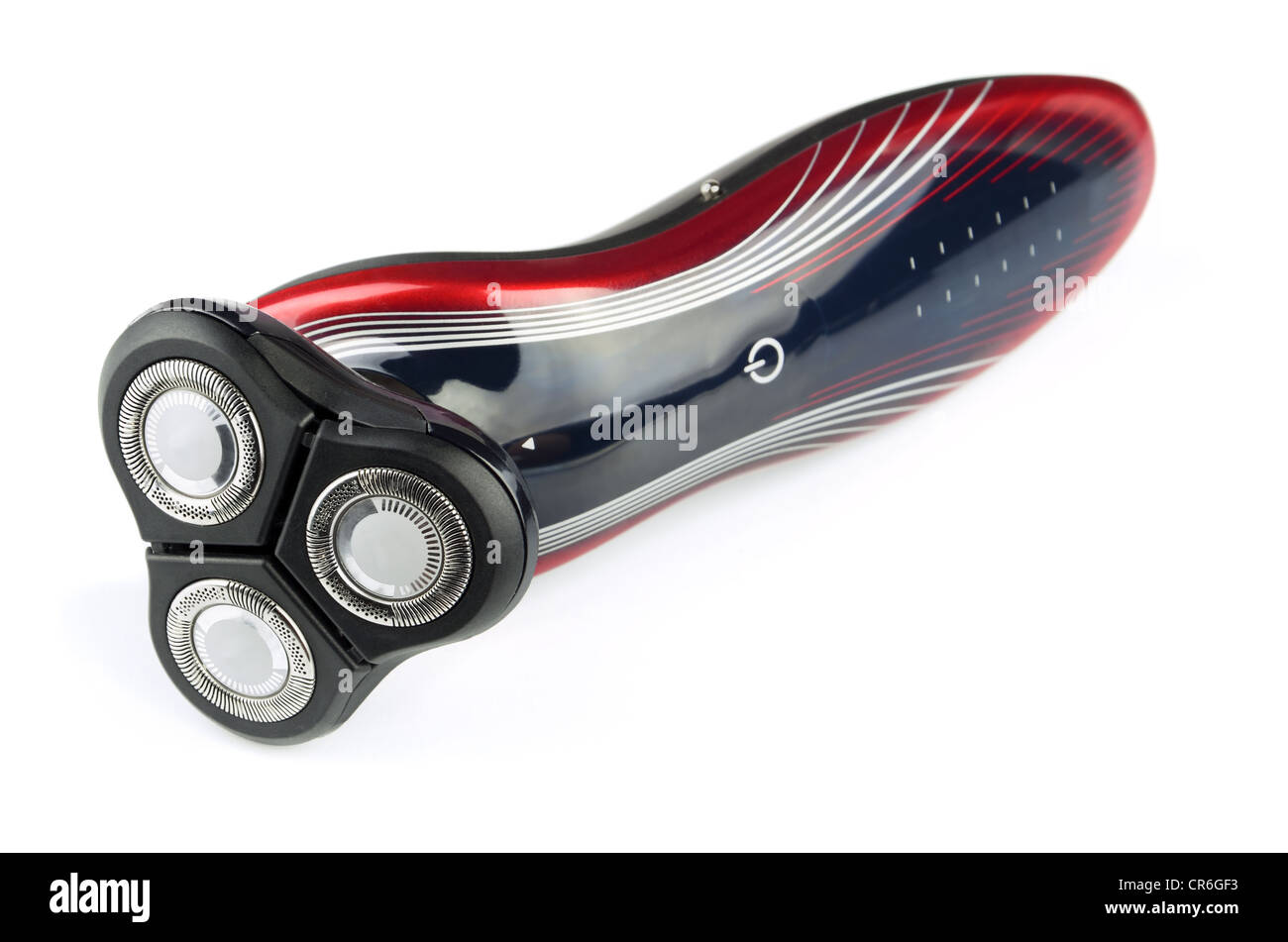 Modern electric razors isolated on white Stock Photo - Alamy