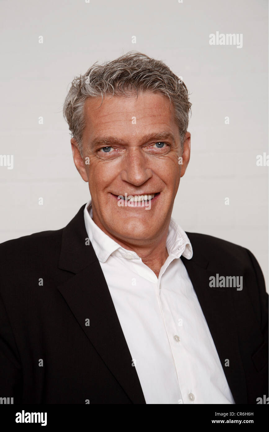 Moor, Dieter, * 1.5.1958, German actor and tv presenter, half length ...