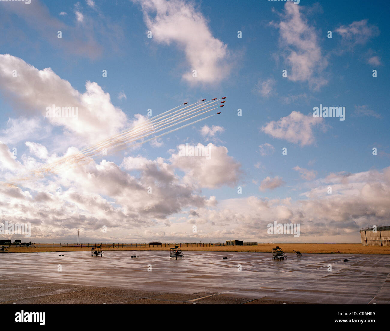 BAE System Hawks of the Red Arrows, Britain's RAF aerobatic team and ...