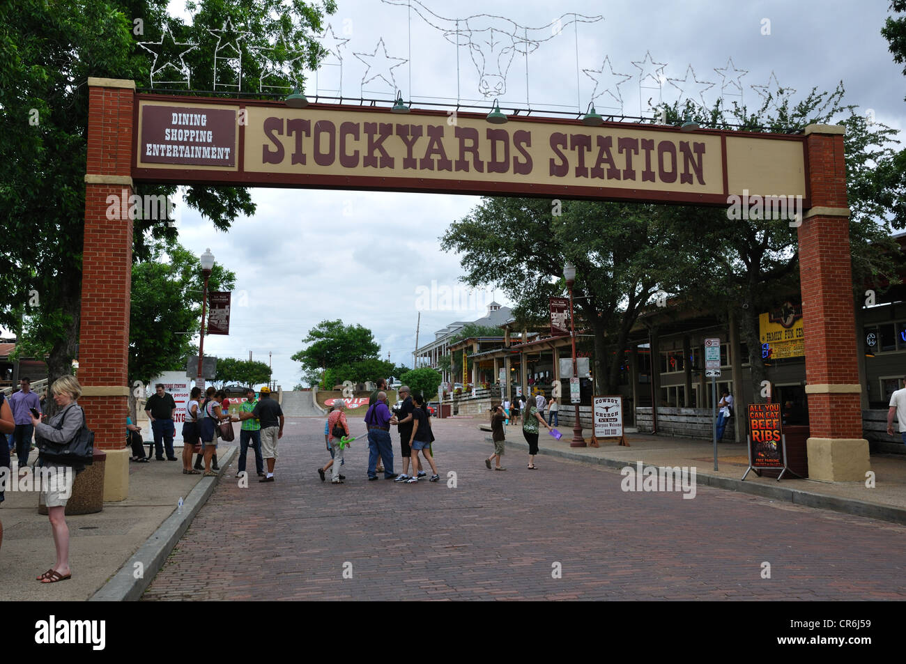 Fort Worth Stockyards, Texas, USA Stock Photo - Alamy