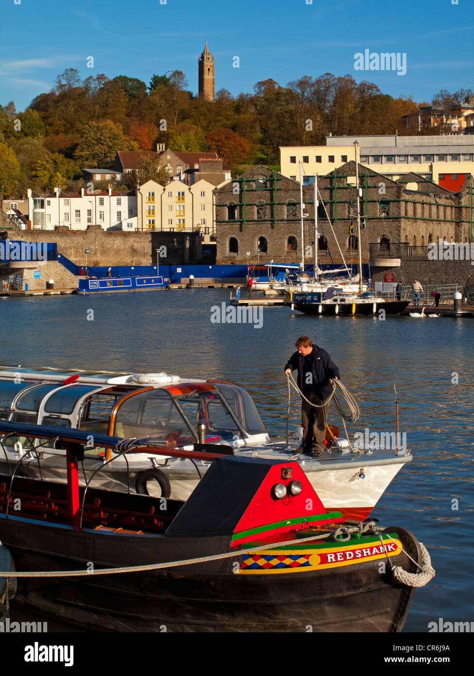 Bristol Docks and Harbour area in the city centre England UK which has ...