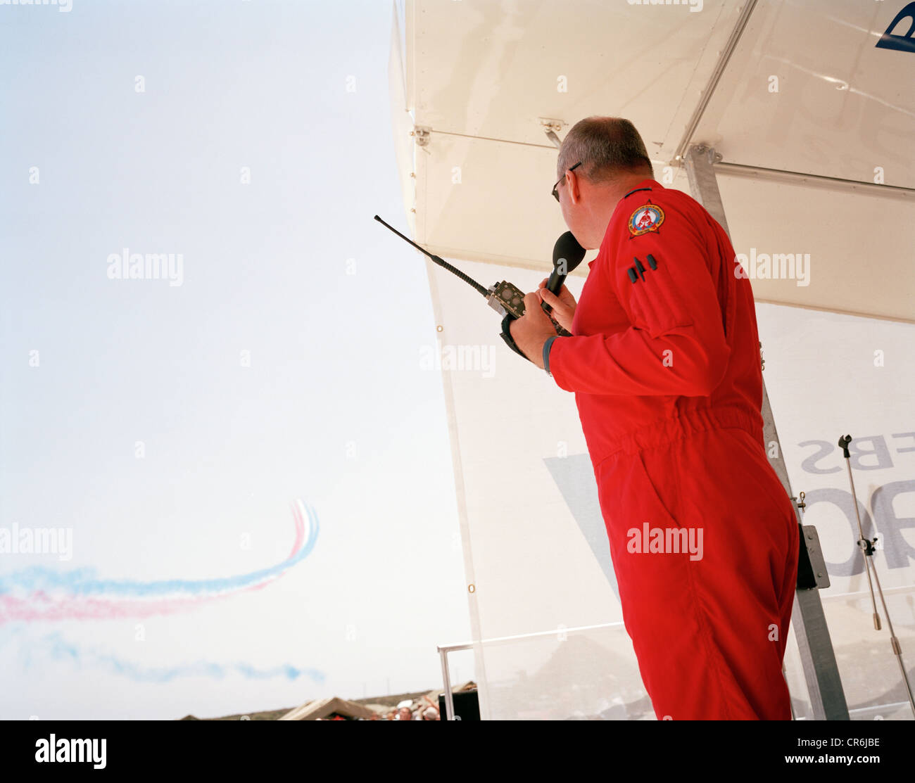 Ground commentator pilot red arrows hi-res stock photography and images ...