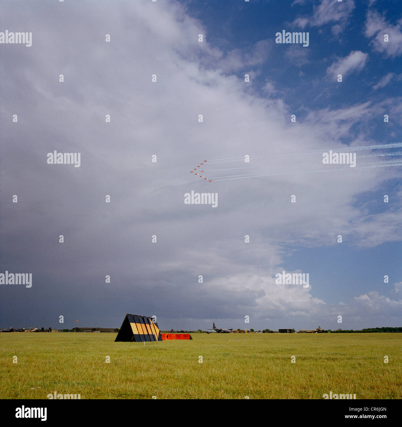 The Red Arrows, Britain's RAF aerobatic team, perform their public ...