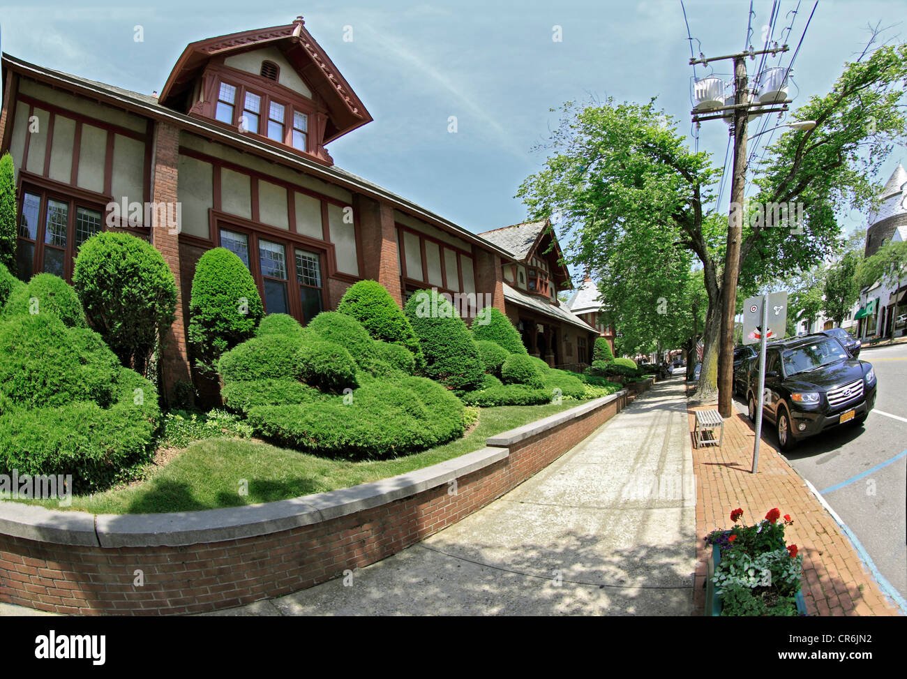 The Rogers Memorial Library Southampton Long Island New York Stock ...