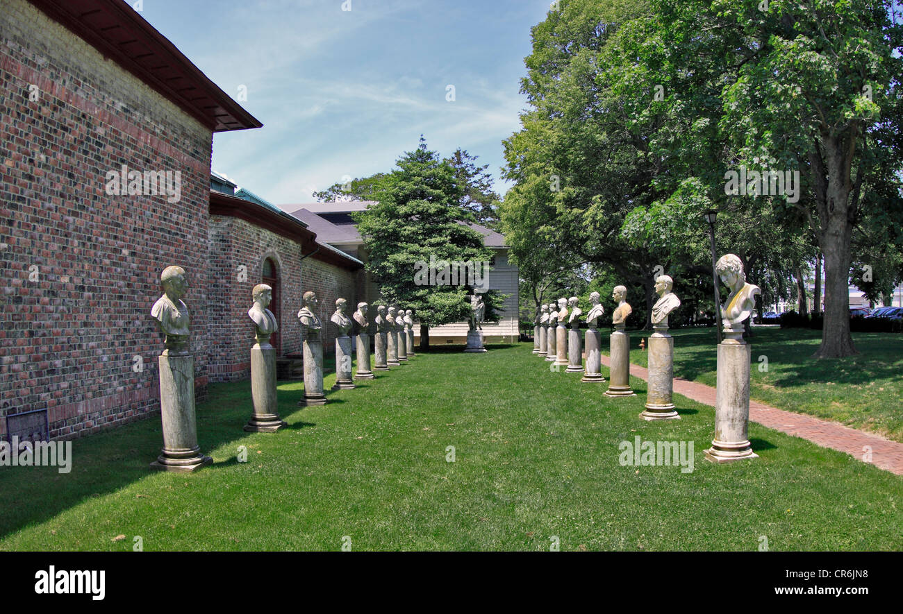 Busts of all of the Roman Emperors Parrish Art Museum Southampton Long ...