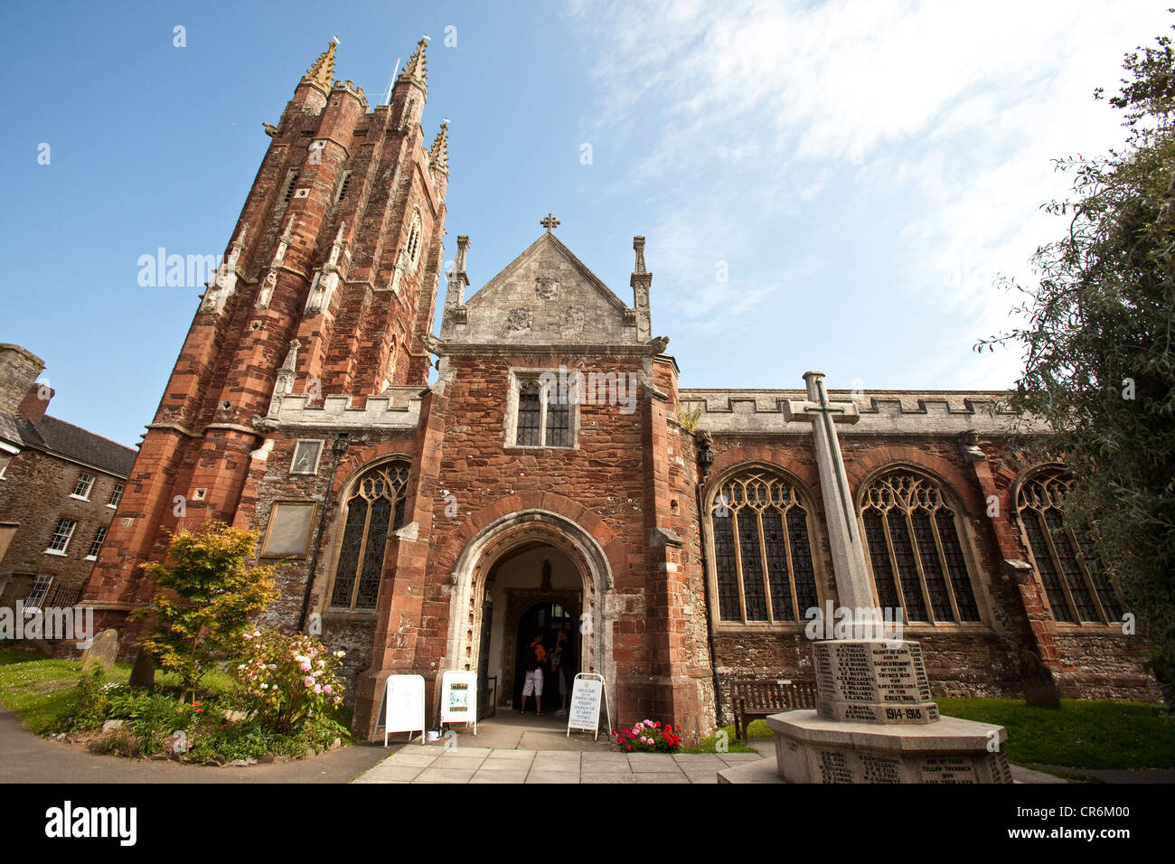 Church of St Mary, Totnes Devon England. United Kingdom Stock Photo - Alamy