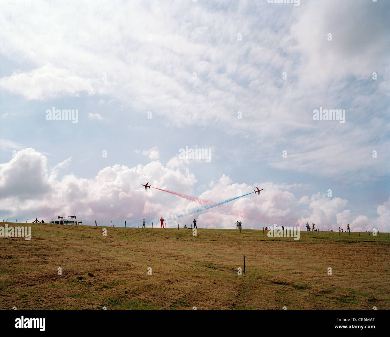 The Red Arrows, Britain's RAF aerobatic team, perform their public ...