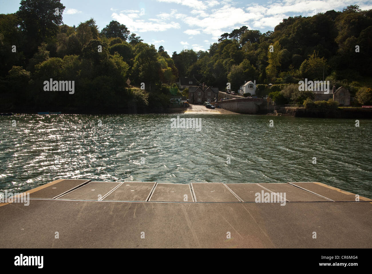King Harry Chain Ferry Crossing The River Fal High Resolution Stock ...