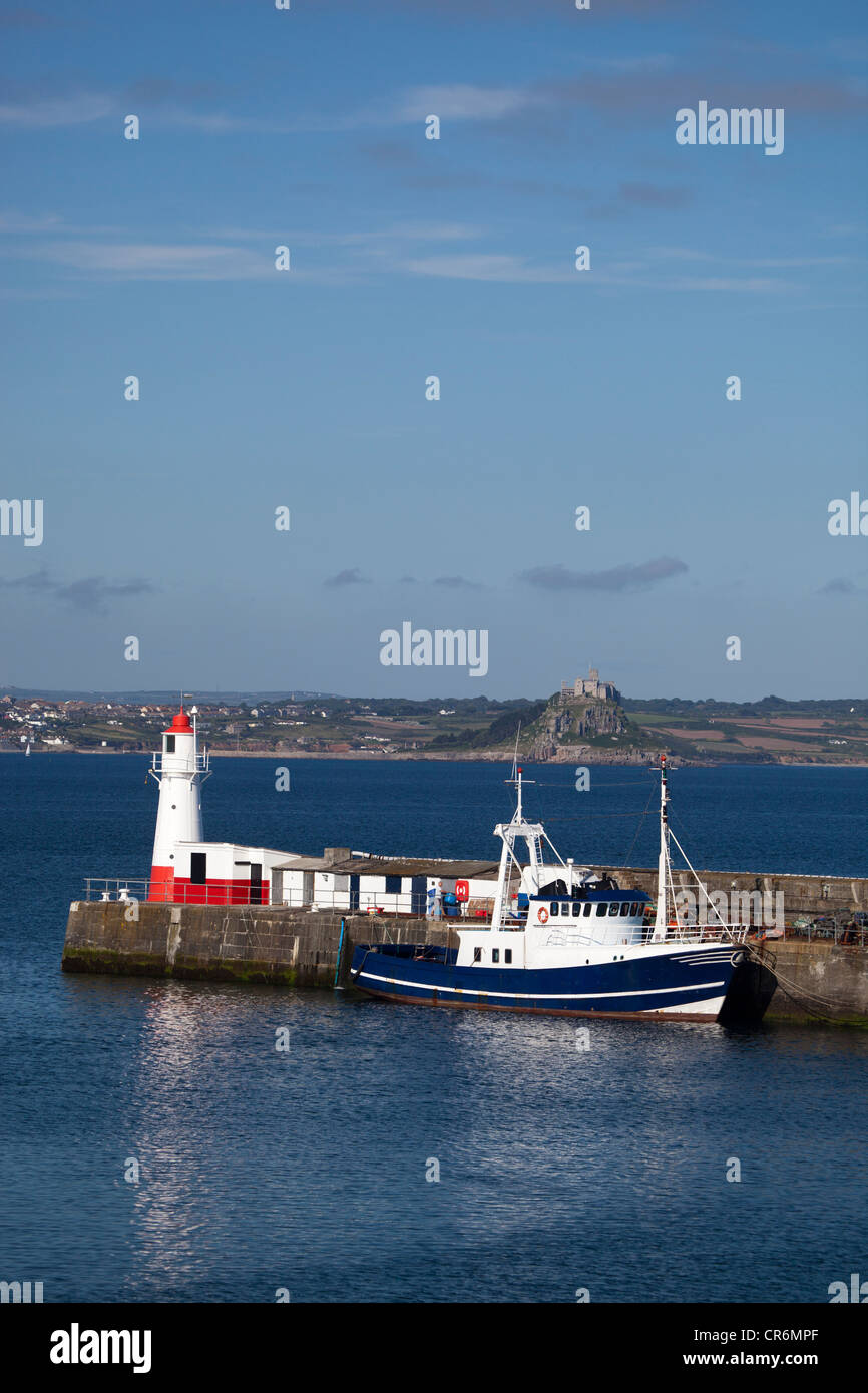 Newlyn lighthouse hi-res stock photography and images - Alamy