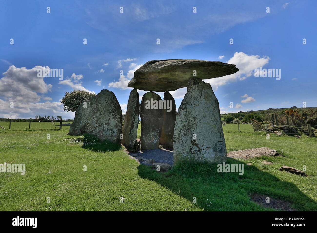 Pentre Ifan burial chamber Pembrokeshire Wales megalitic cromlech ...