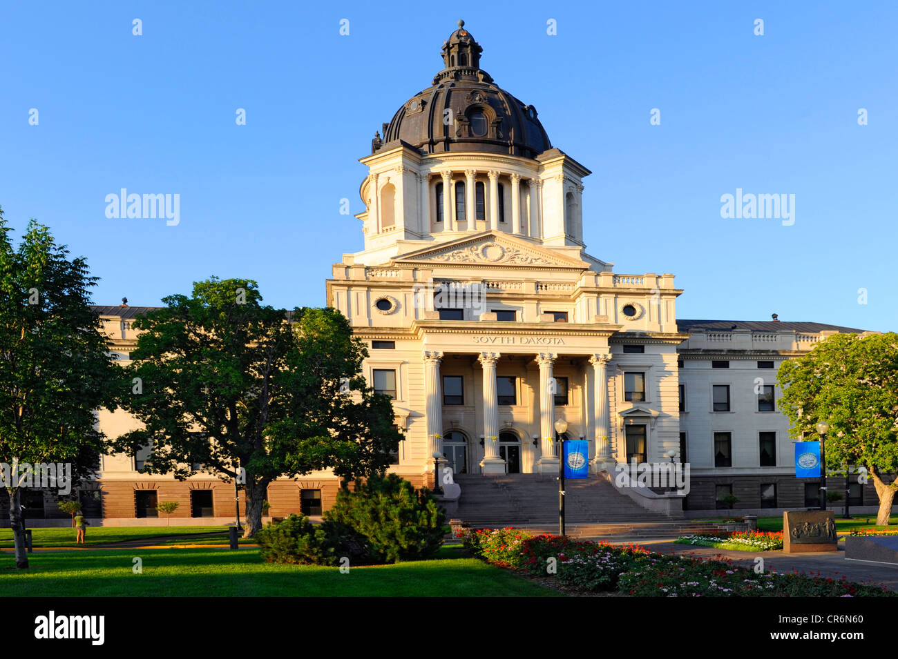 South Dakota State Capitol Building Complex Stock Photo - Alamy