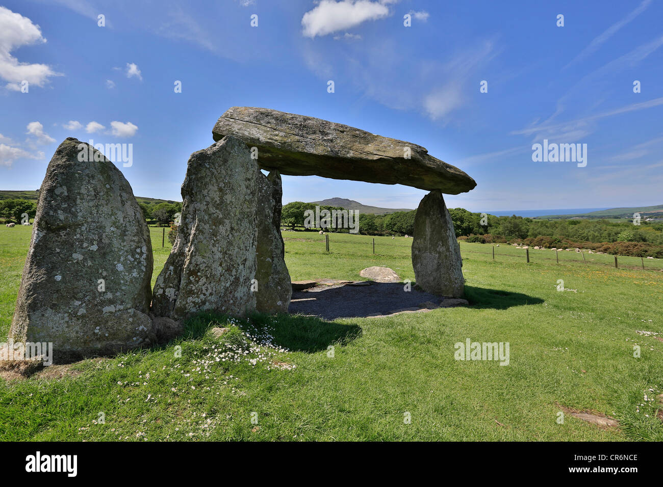 Pentre Ifan burial chamber Pembrokeshire Wales megalitic cromlech ...