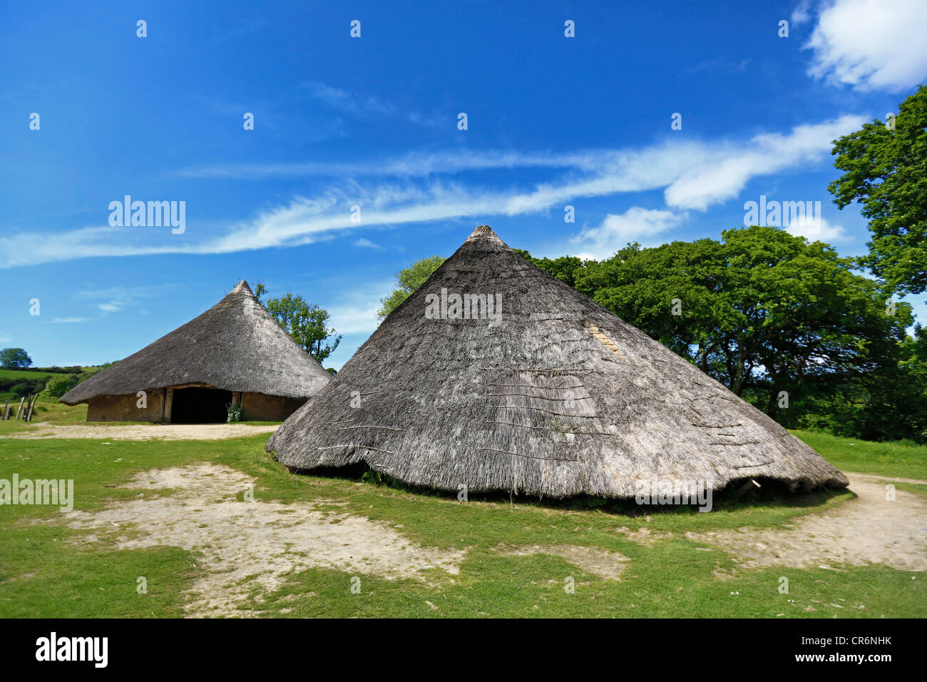 Iron age roundhouses hi-res stock photography and images - Alamy