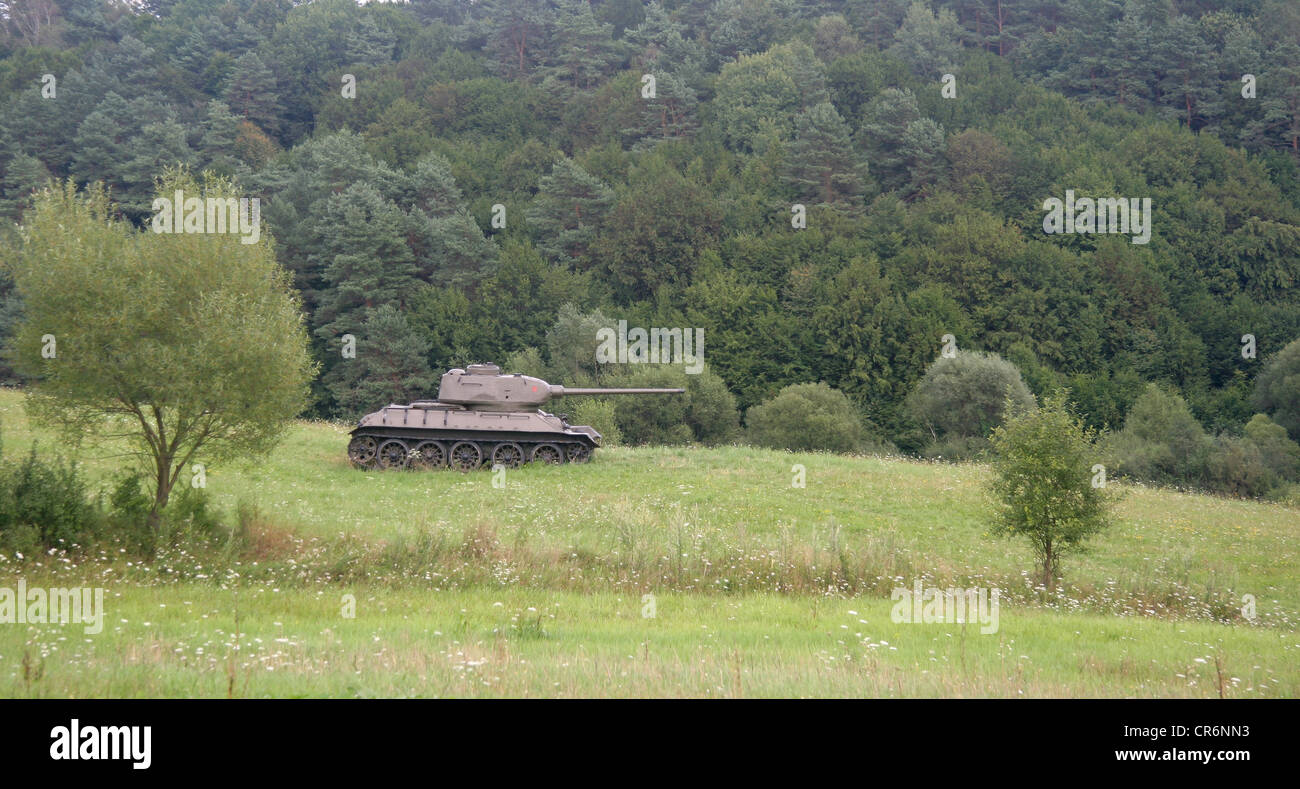 memorial to the battle of dukla pass Stock Photo - Alamy