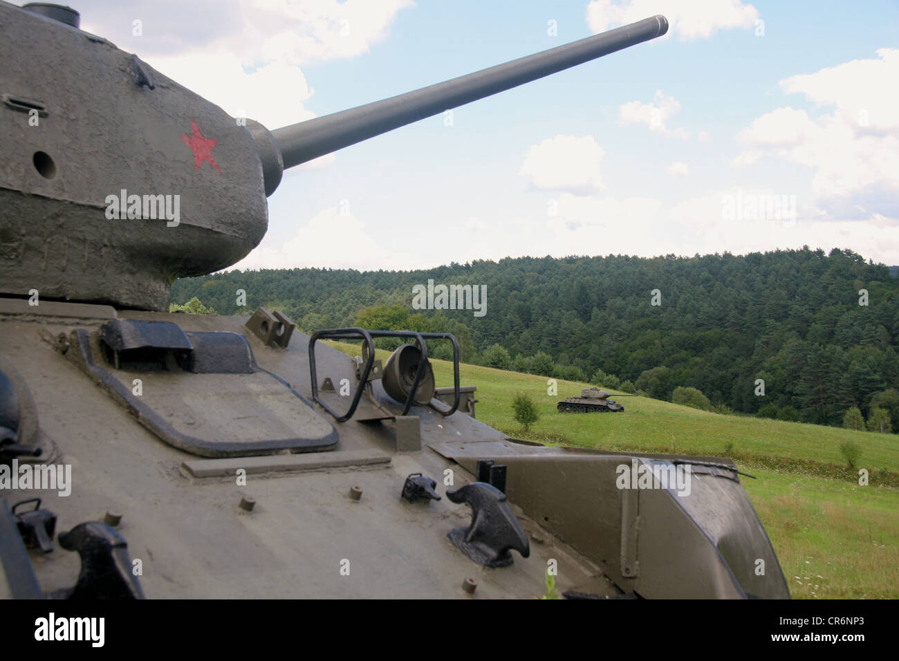 memorial to the battle of dukla pass Stock Photo - Alamy